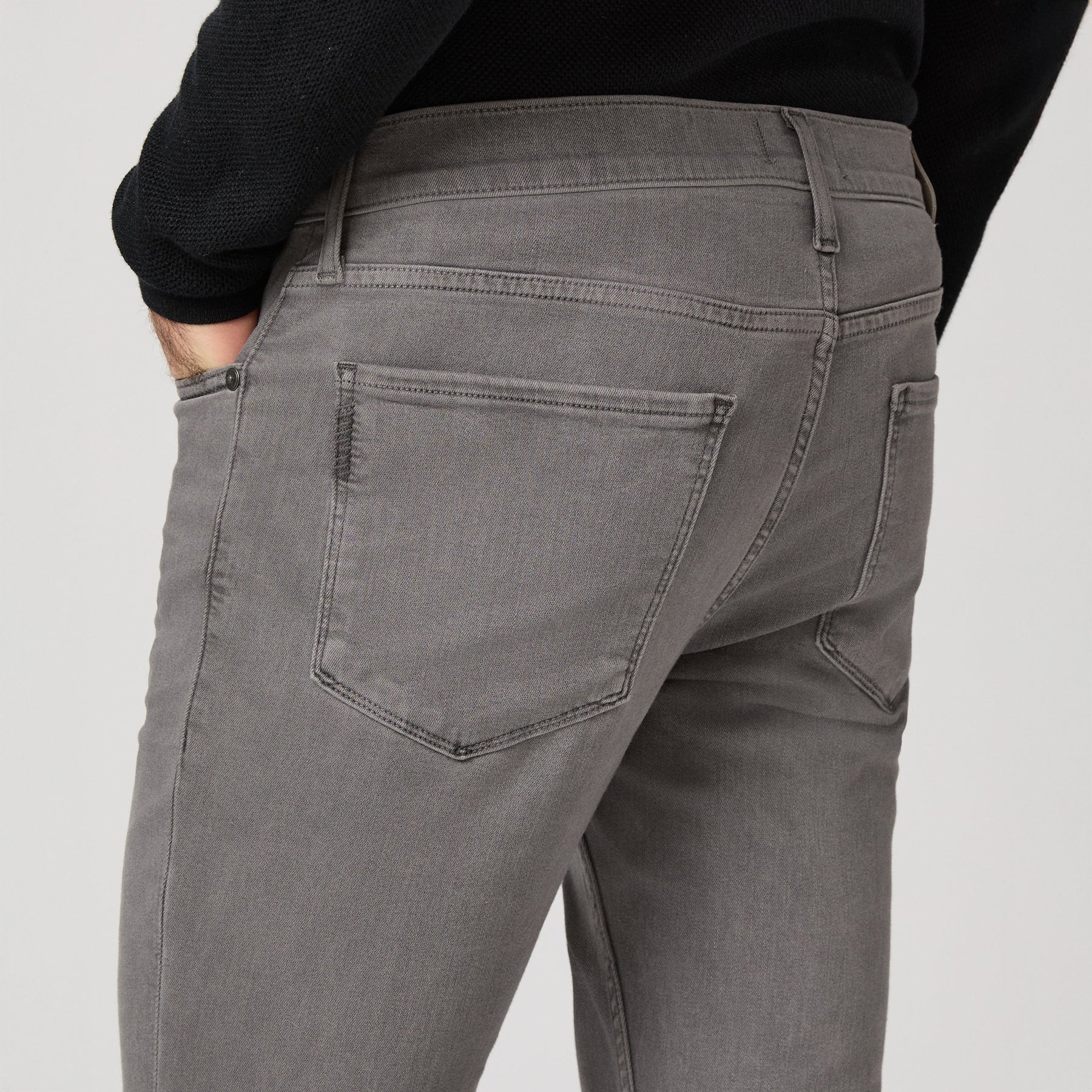 Lennox - Vintage Granite Peak - Gray Transcend Five Pocket Pant - PAIG ...